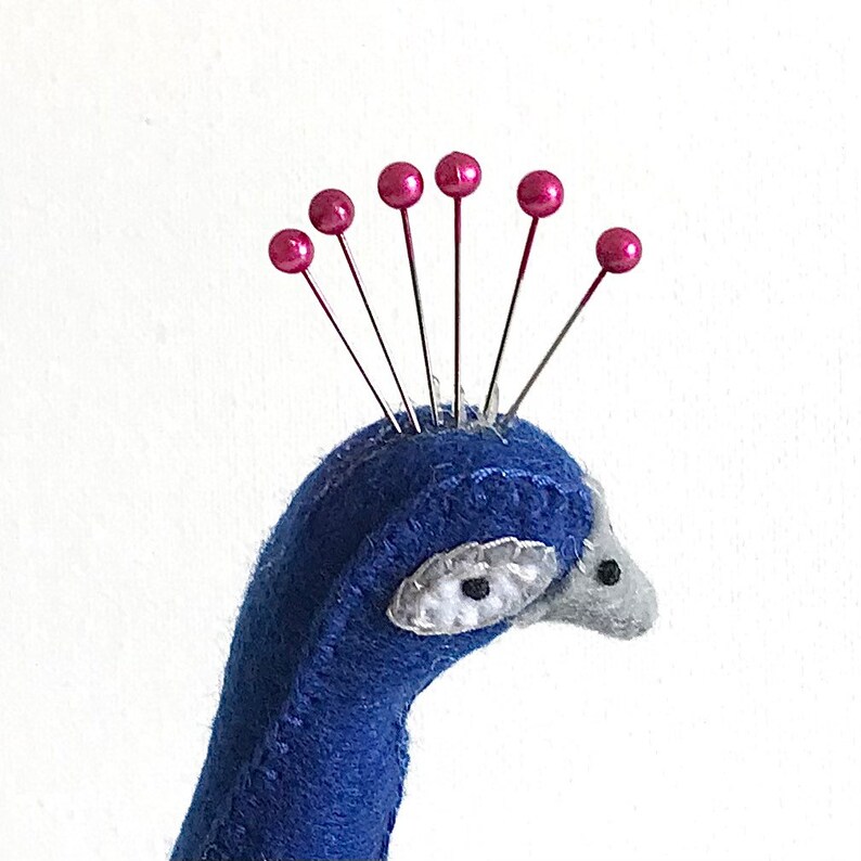 Peacock PDF Sewing Pattern Felt Bird Plushie Bird Exotic | Etsy