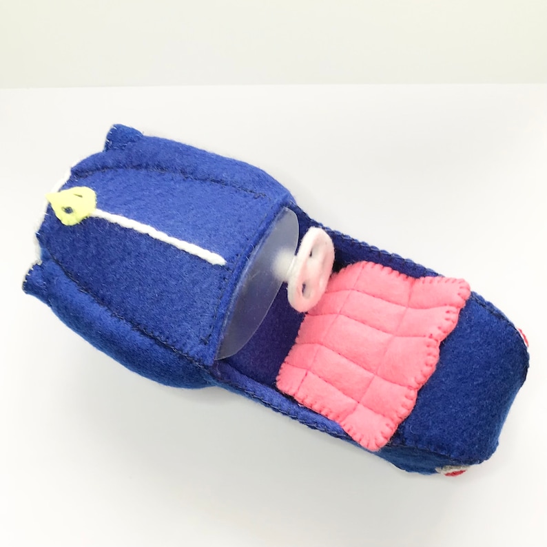 Felt Sports Car Sewing Pattern: DIY Kids Room Decor (PDF Pattern) - Etsy