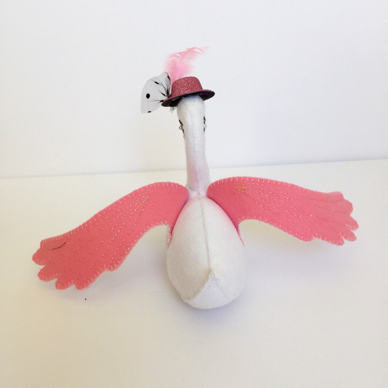 Felt Swan Sewing Pattern Tutorial Felt Plushie Toy Swan | Etsy