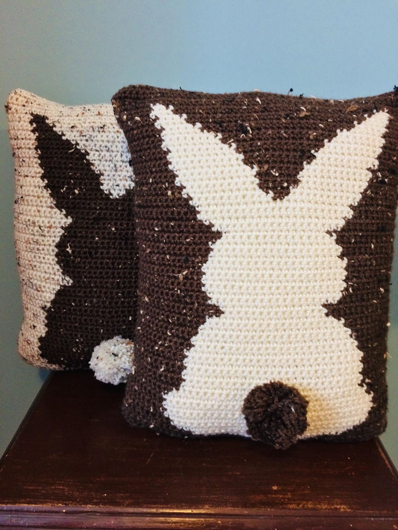 Hunny Bunny Crochet Pillow Pattern, Crochet Bunny, Crochet Rabbit ...