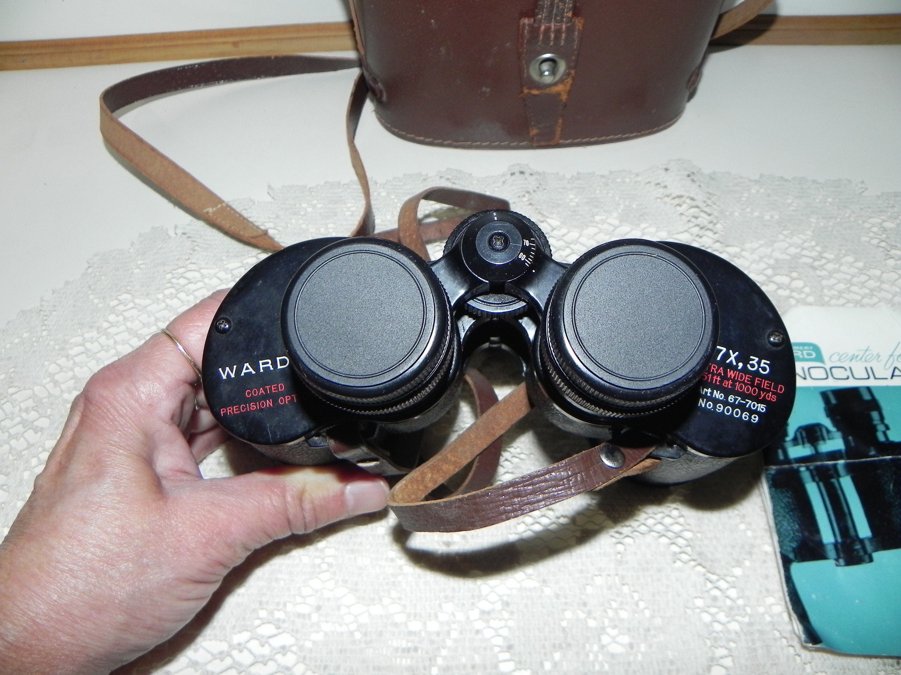 Vintage Montgomery Ward Center Focus Coated Binoculars in Case With ...