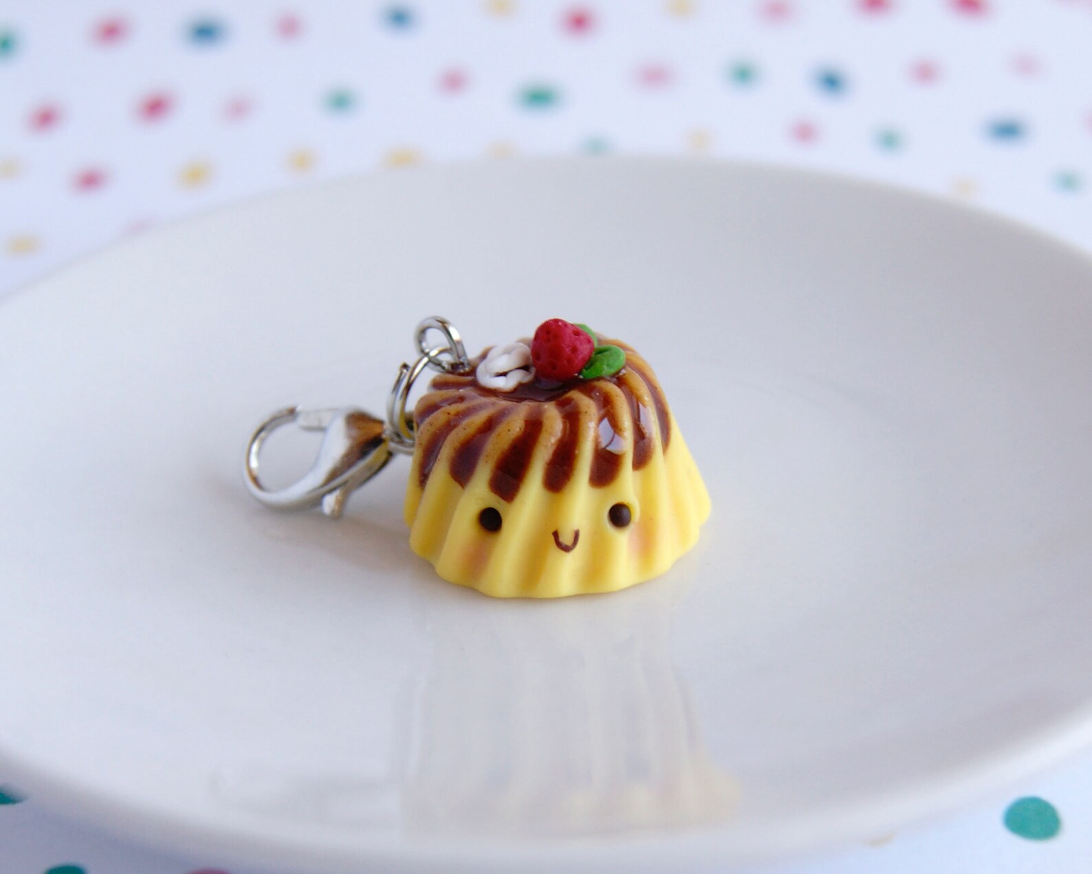 Cute Pudding Charm Kawaii Jelly Charm Kawaii Polymer Clay | Etsy