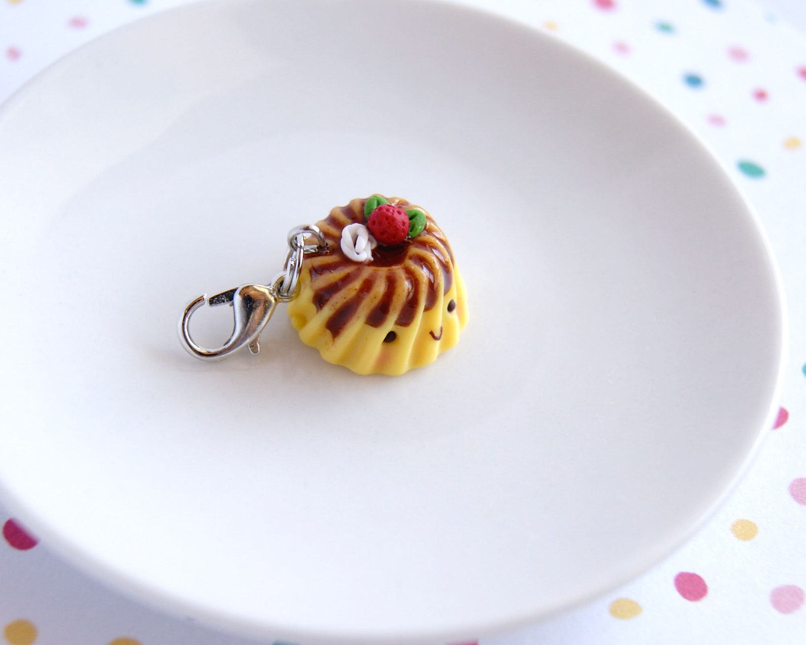 Cute Pudding Charm Kawaii Jelly Charm Kawaii Polymer Clay | Etsy