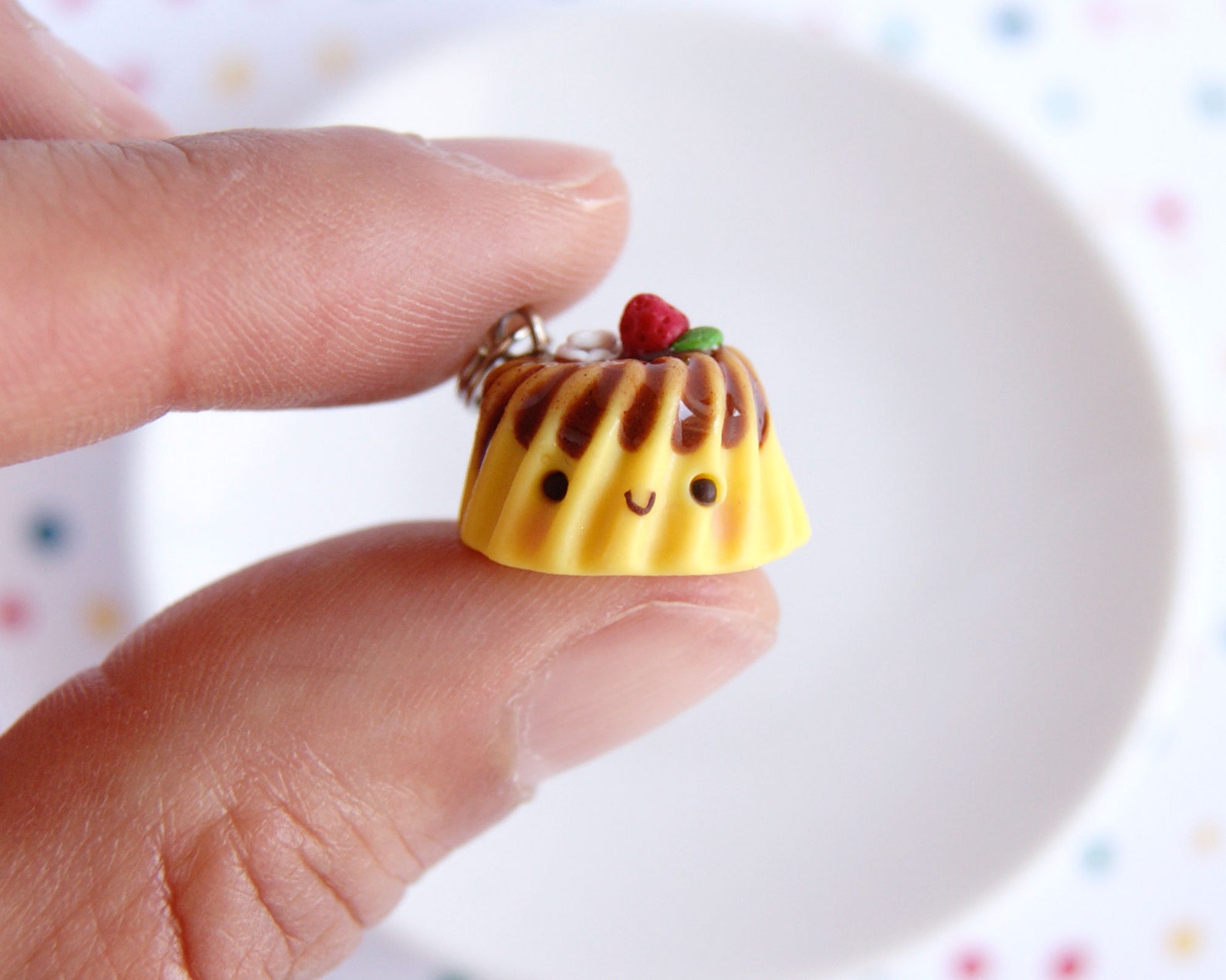Cute Pudding Charm Kawaii Jelly Charm Kawaii Polymer Clay | Etsy