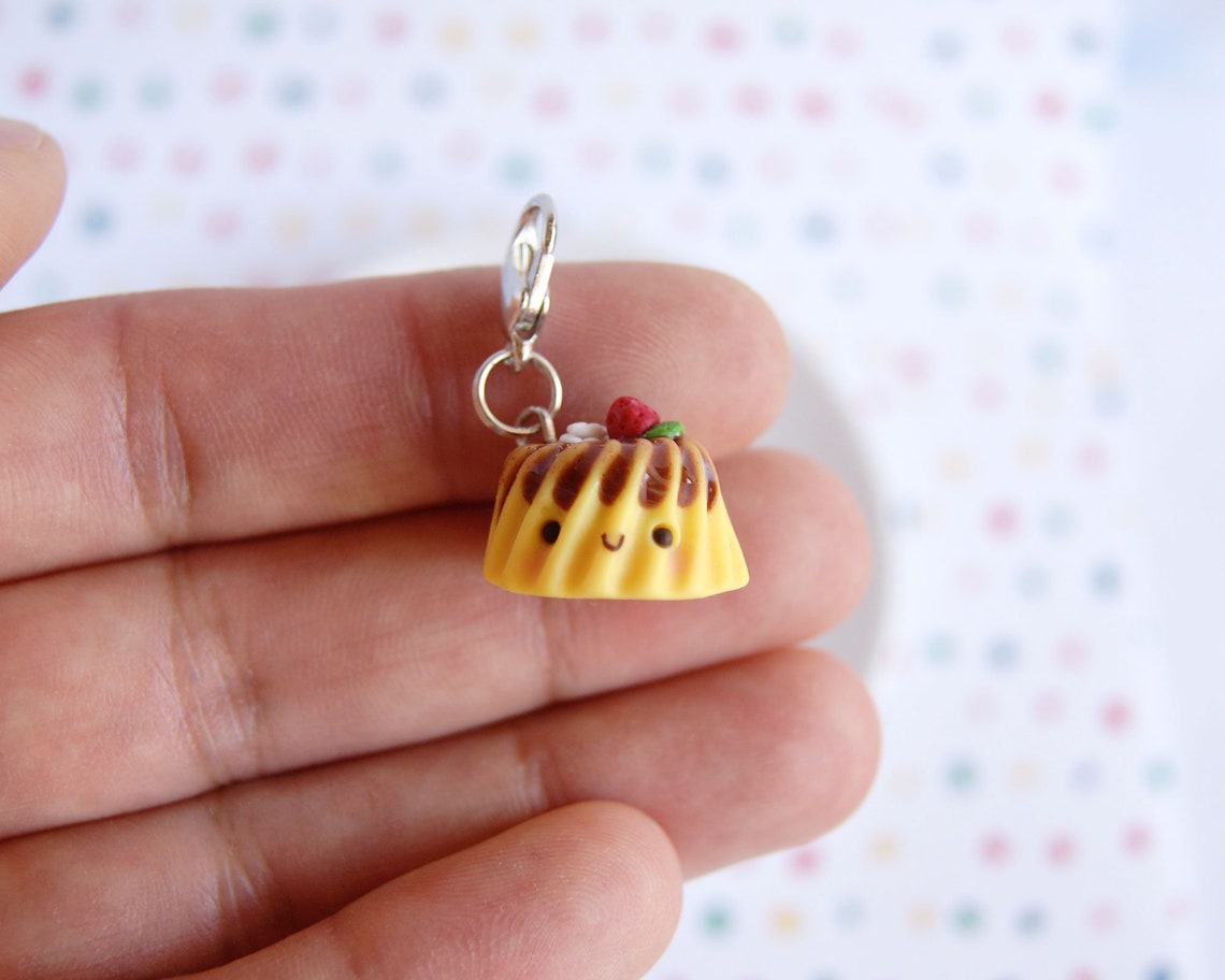 Cute Pudding Charm Kawaii Jelly Charm Kawaii Polymer Clay | Etsy
