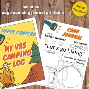 Happy Campers VBS Program - Digital Download - Etsy