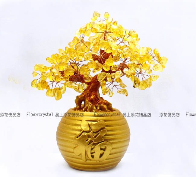 Natrual Crystal Tree Citrine Tree Home Decor Mineral Crystal - Etsy