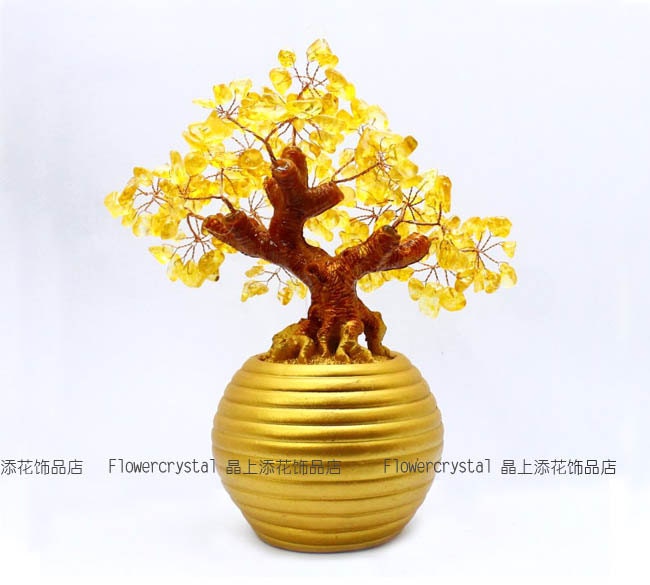 Natrual Crystal Tree Citrine Tree Home Decor Mineral Crystal - Etsy