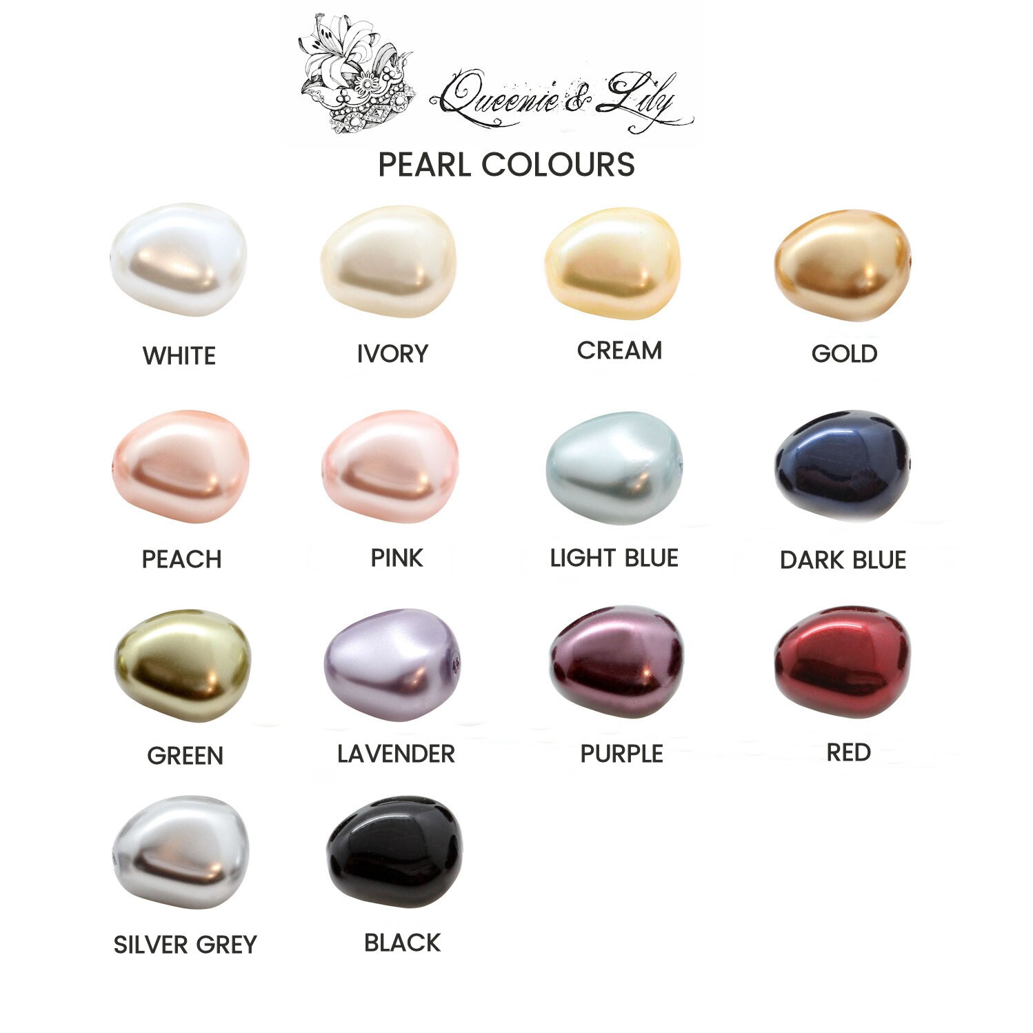 Set of 3 Pearl Cluster Hair Pins Made to Order in Choice of - Etsy