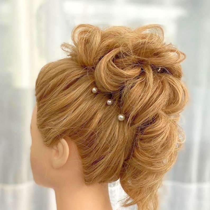 Set of 5 Pearl Hair Pins Made to Order in Choice of Pearl - Etsy UK