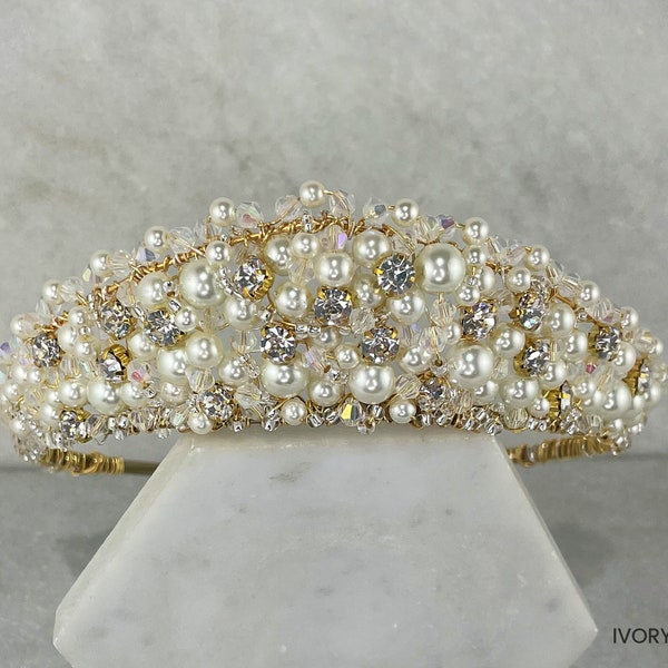 Pearl Crown - Etsy