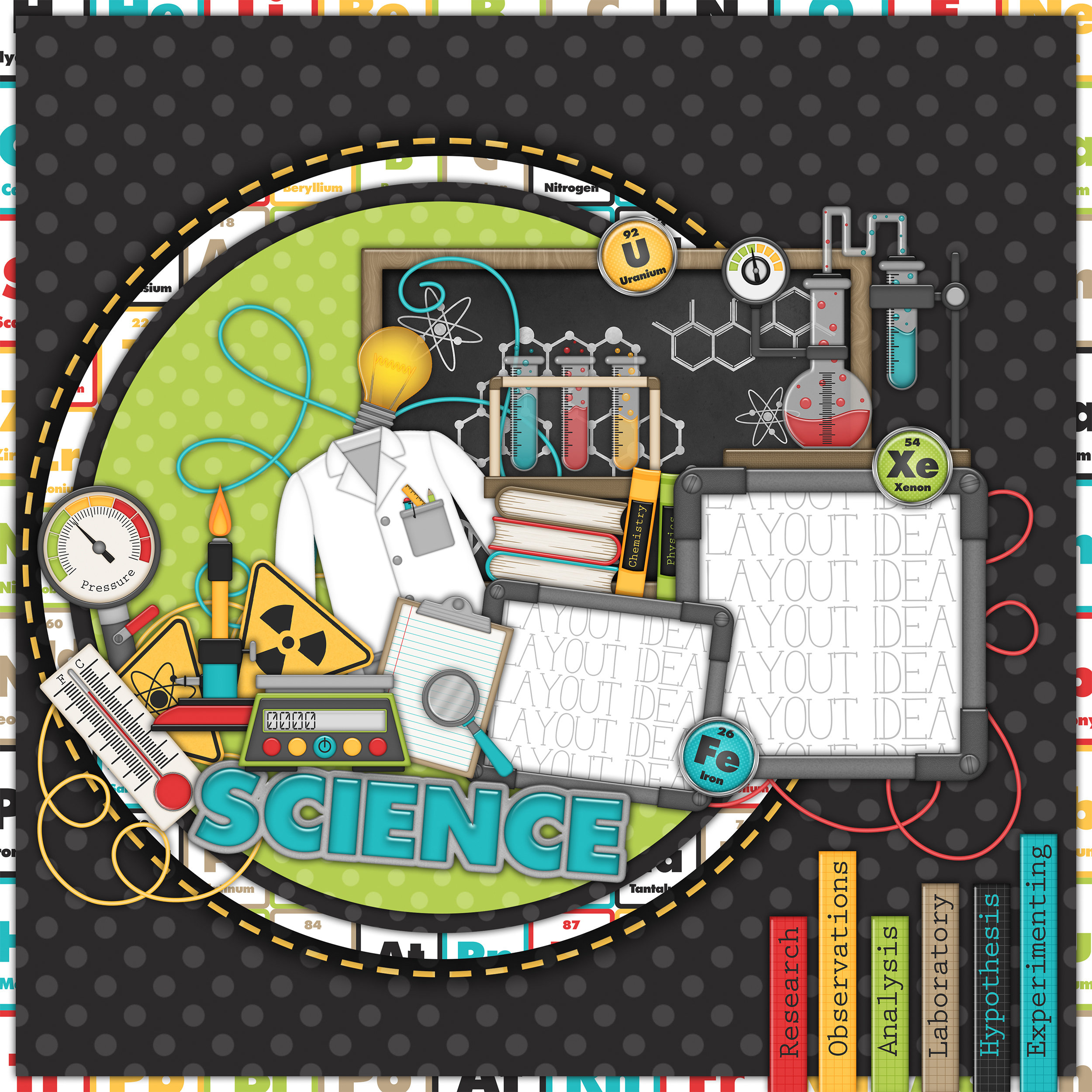 Scrapbook Designs For Project In Science