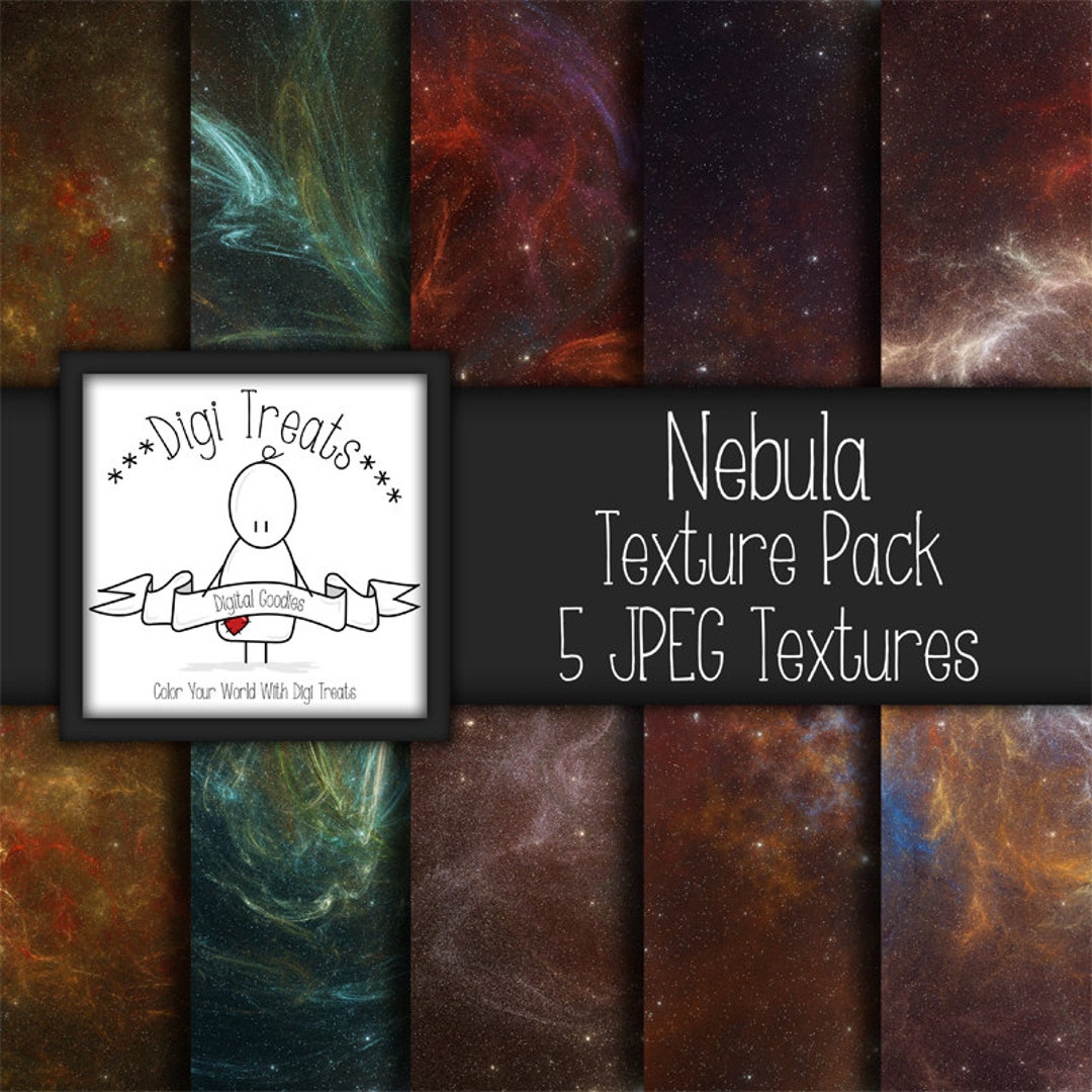 5 Digital Textures Nebula Textures JPEG Photography - Etsy