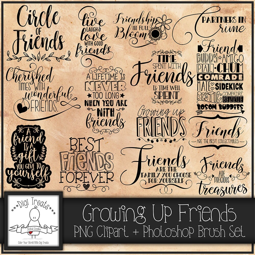 The Word Friends Clipart