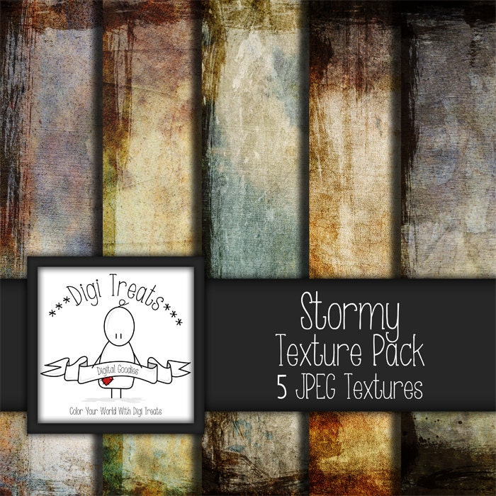5 Digital Textures Stormy Textures JPEG Photography | Etsy