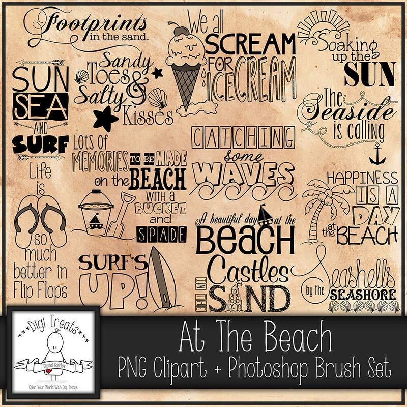 Beach Word Art - Etsy
