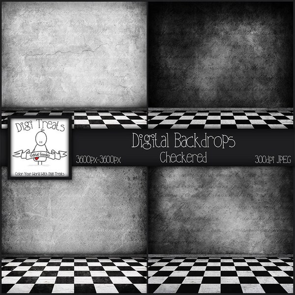 Checkered Backdrop - Etsy