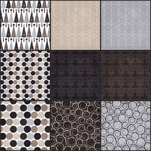 Delightful Christmas, Digital Scrapbook Paper, 12x12, Christmas Paper ...