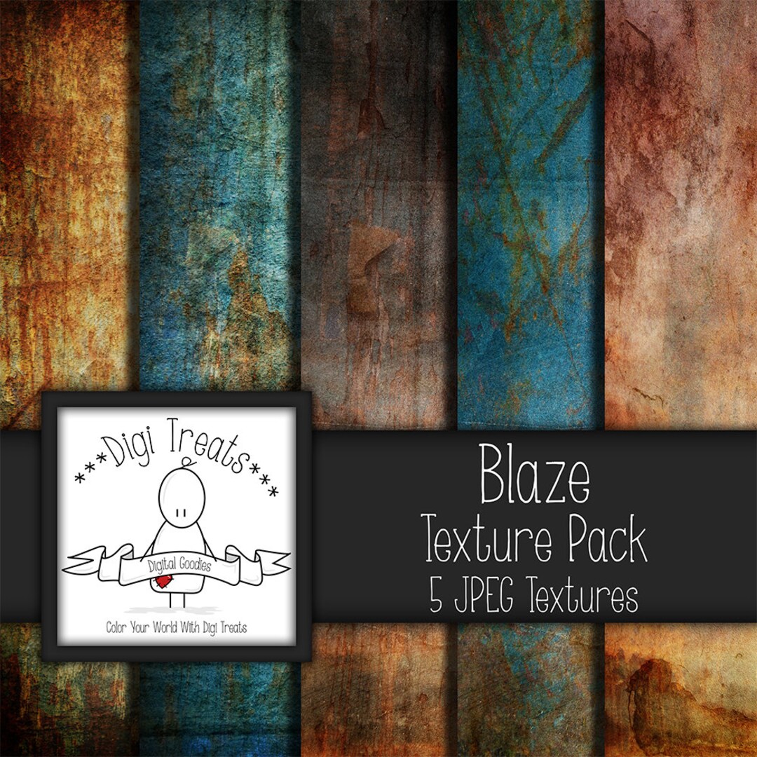 5 Digital Textures, Blaze Textures, JPEG, Photography Textures ...
