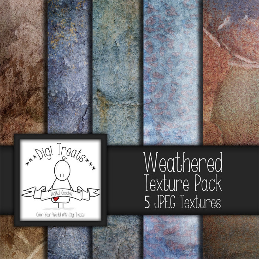 5 Digital Textures, Weathered Textures, JPEG, Photography Textures ...