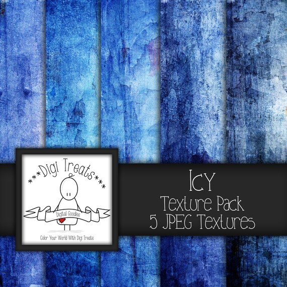 5 Digital Textures Icy Textures JPEG Photography Textures | Etsy