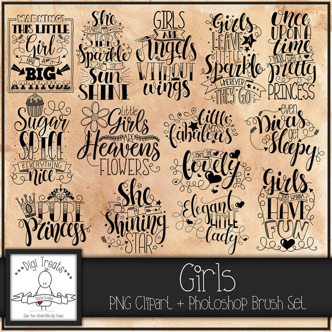 Girls Word Art, Scrapbooking, Card Making, Photo Overlay Word Art ...