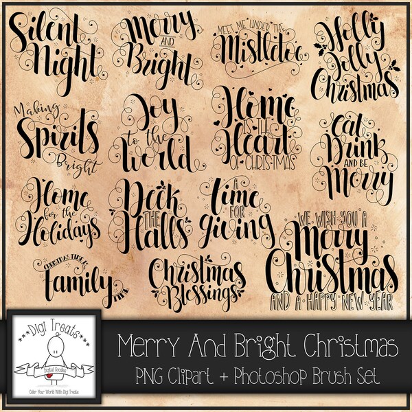 Christmas Word Art - Etsy