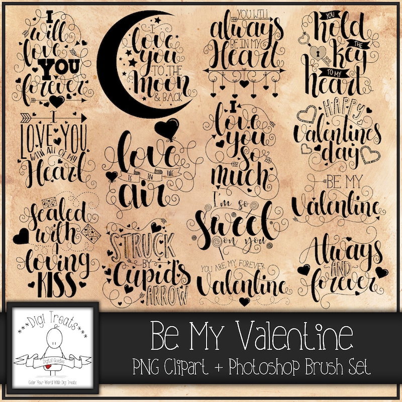 Valentine Word Art - Etsy