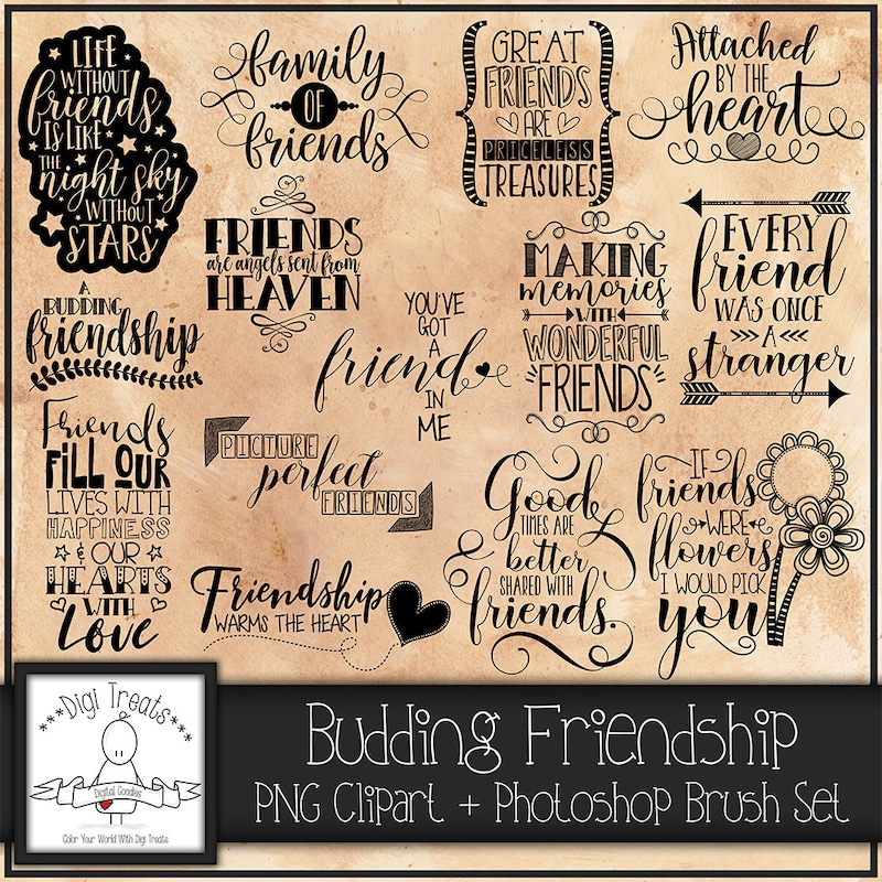 Friends Words - Etsy