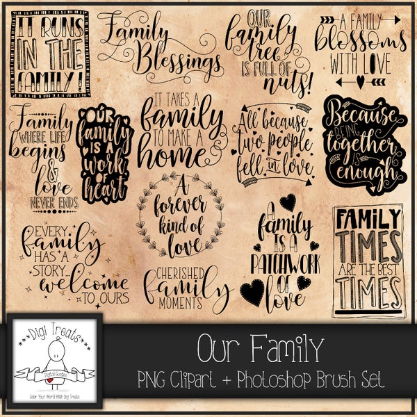 Family Word Art - Etsy