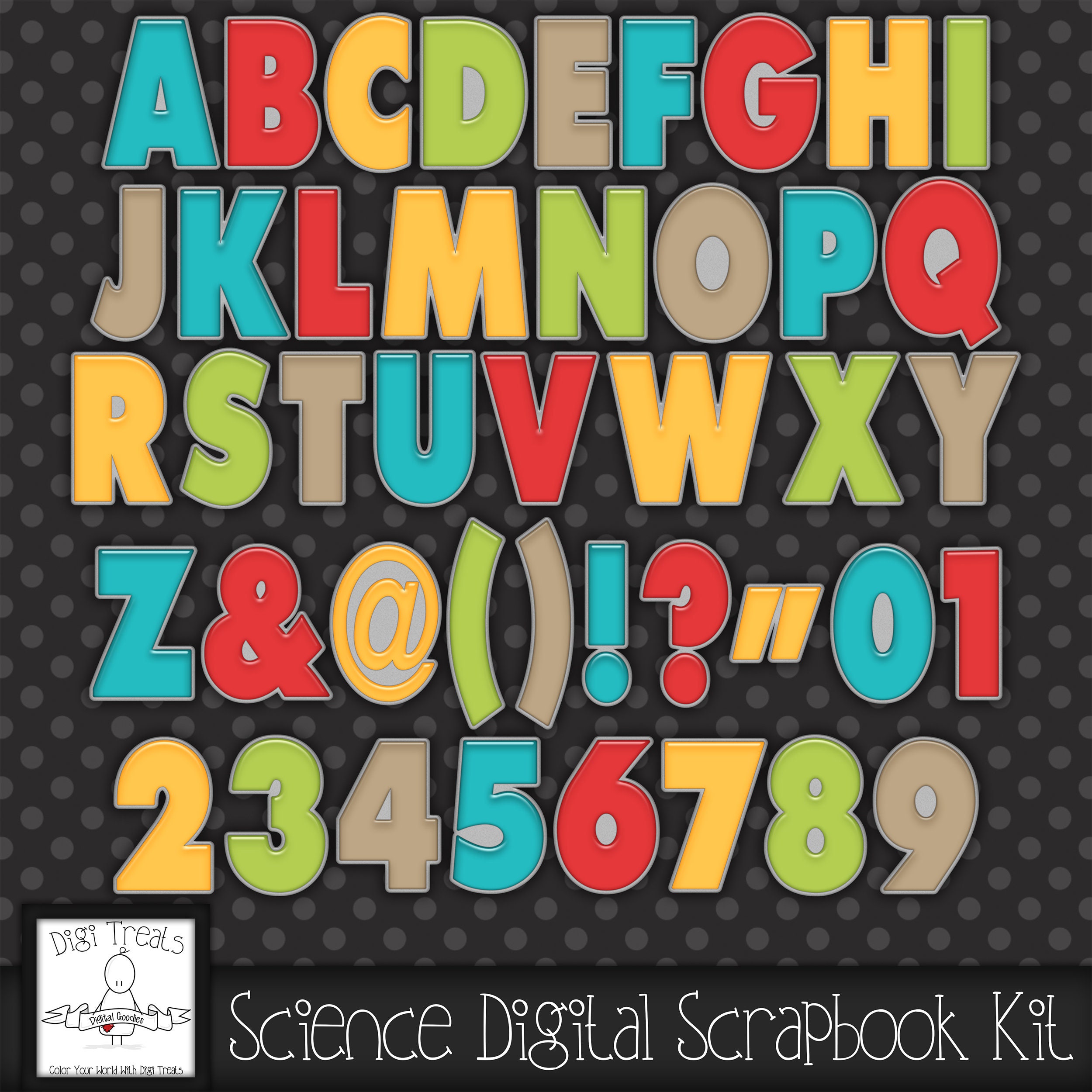 Science Digital Scrapbook Kit. Science Themed Scrapbook Kit - Etsy