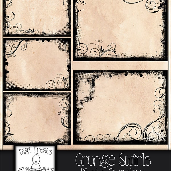 Swirls Frames - Etsy