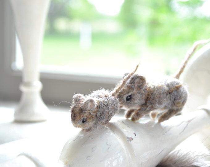 Felted Little Mice. Mother & Baby mother's - Etsy