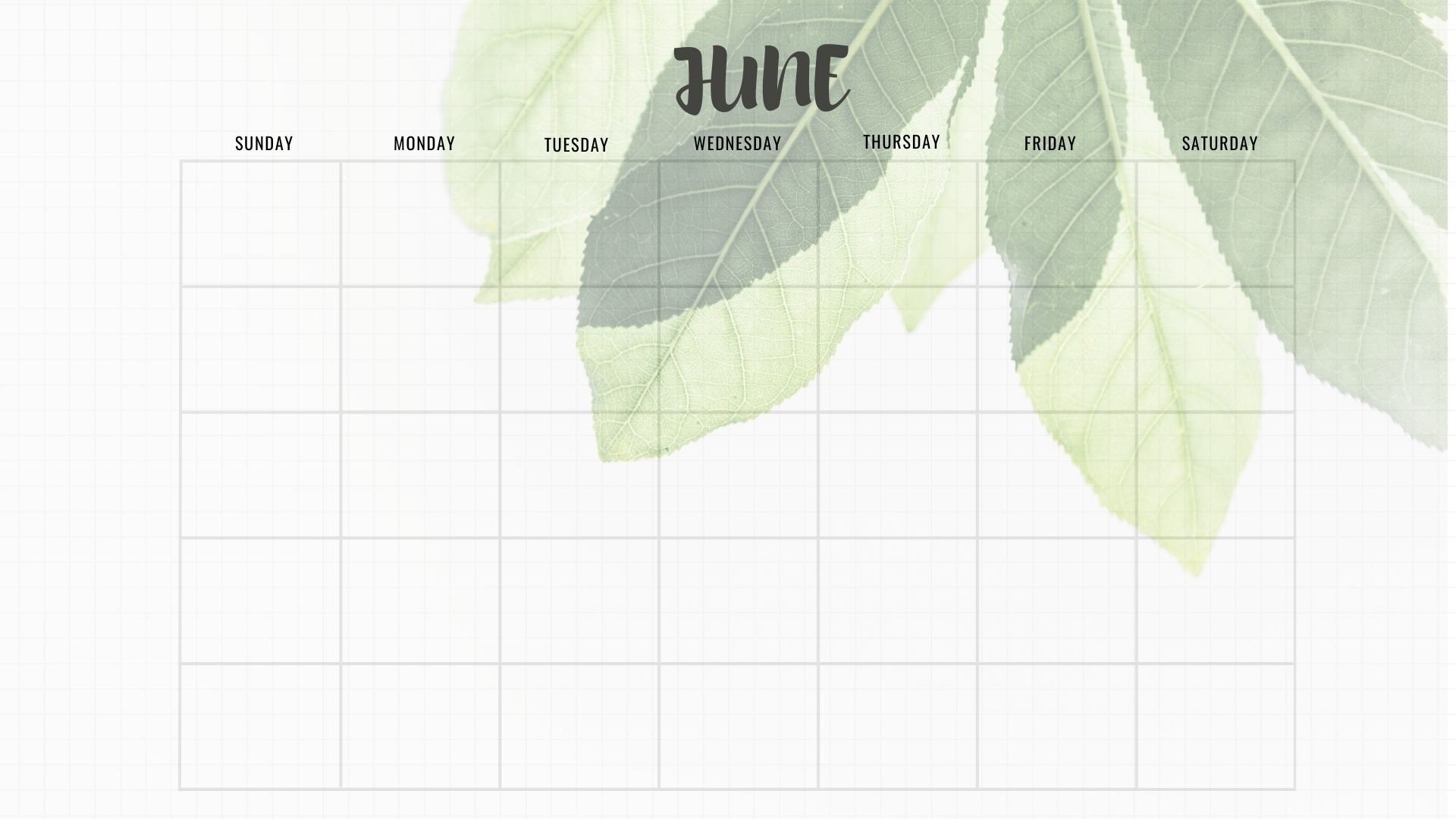May-august | Monthly Blank Calendar | | 11 X 8.5 Inches | Horizontal ...