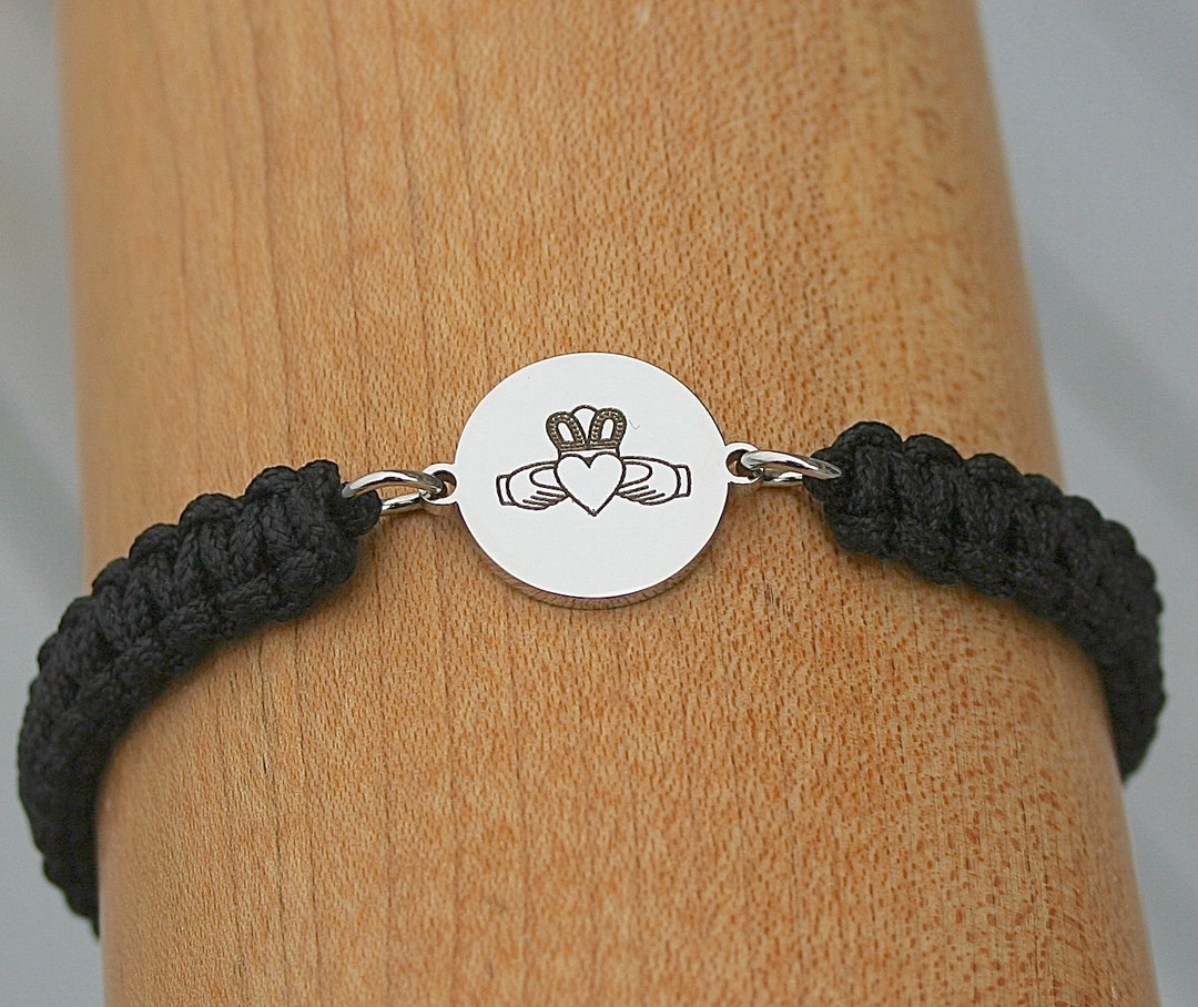 Claddagh Symbol Bracelet,stainless Steel Charm Bracelet, Adjustable ...