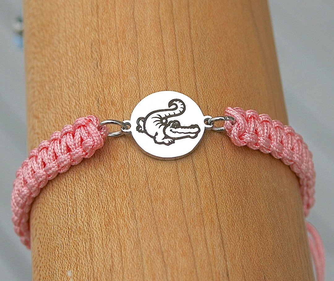 Alligator Jewelry, Stainless Steel Alligator Charm Bracelet, Crocodile ...