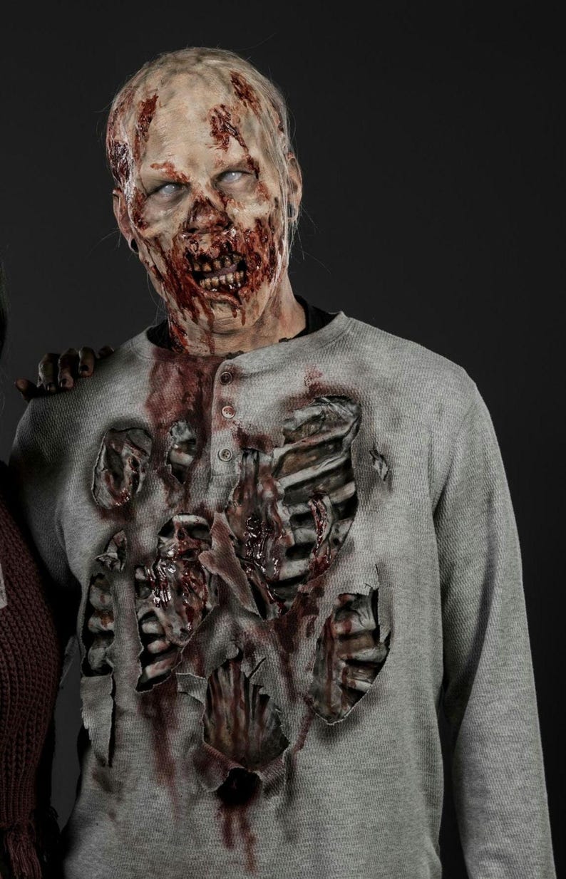 Skeleton/zombie Chest Piece (custom Options) - Etsy