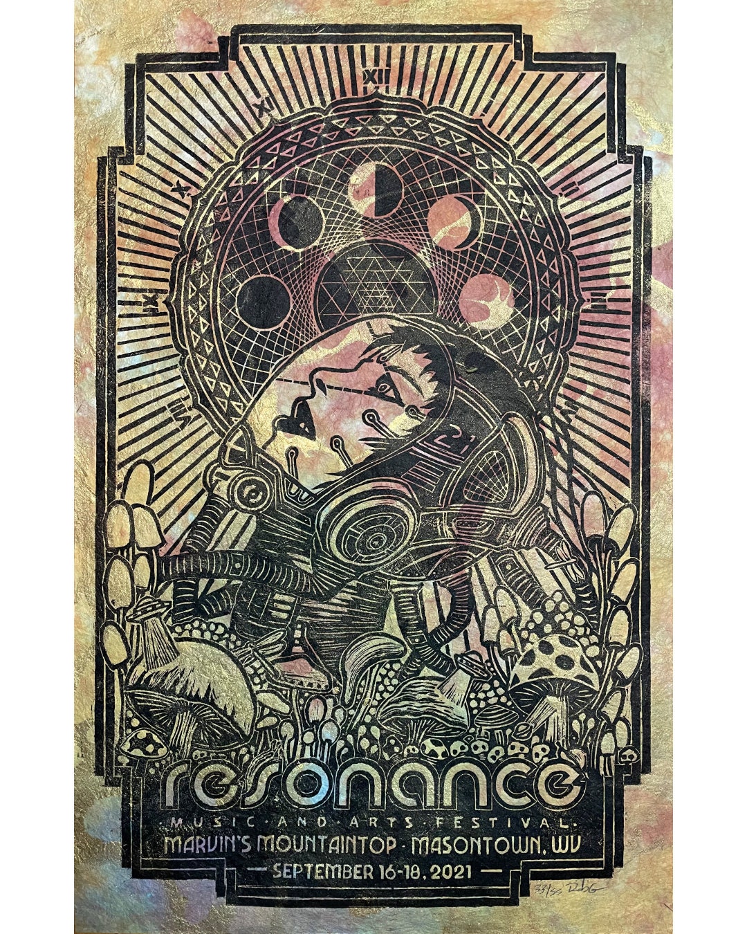 Resonance 2021 Handmade Fan Poster - Etsy