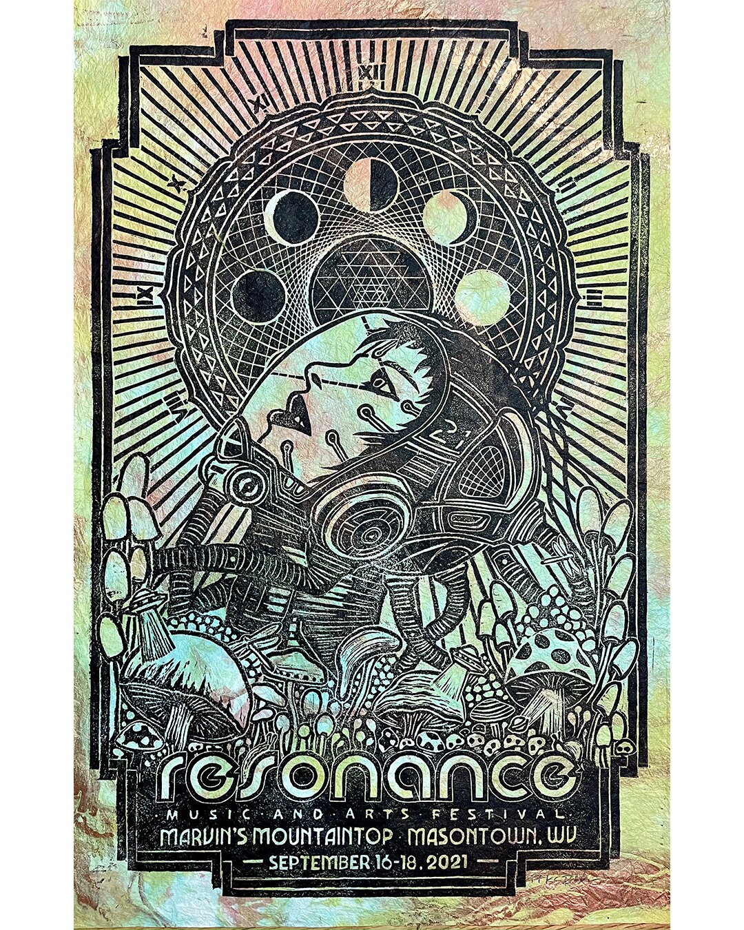 Resonance 2021 Handmade Fan Poster - Etsy