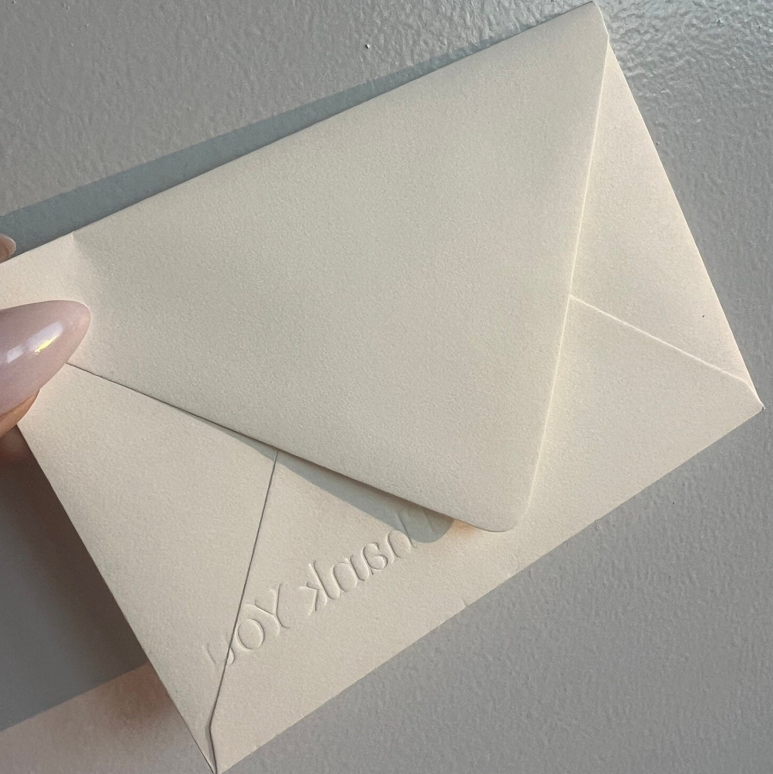 Minimalist Embossed Envelopes | A6 | Handmade | Set of 6 W/O Cards - Etsy