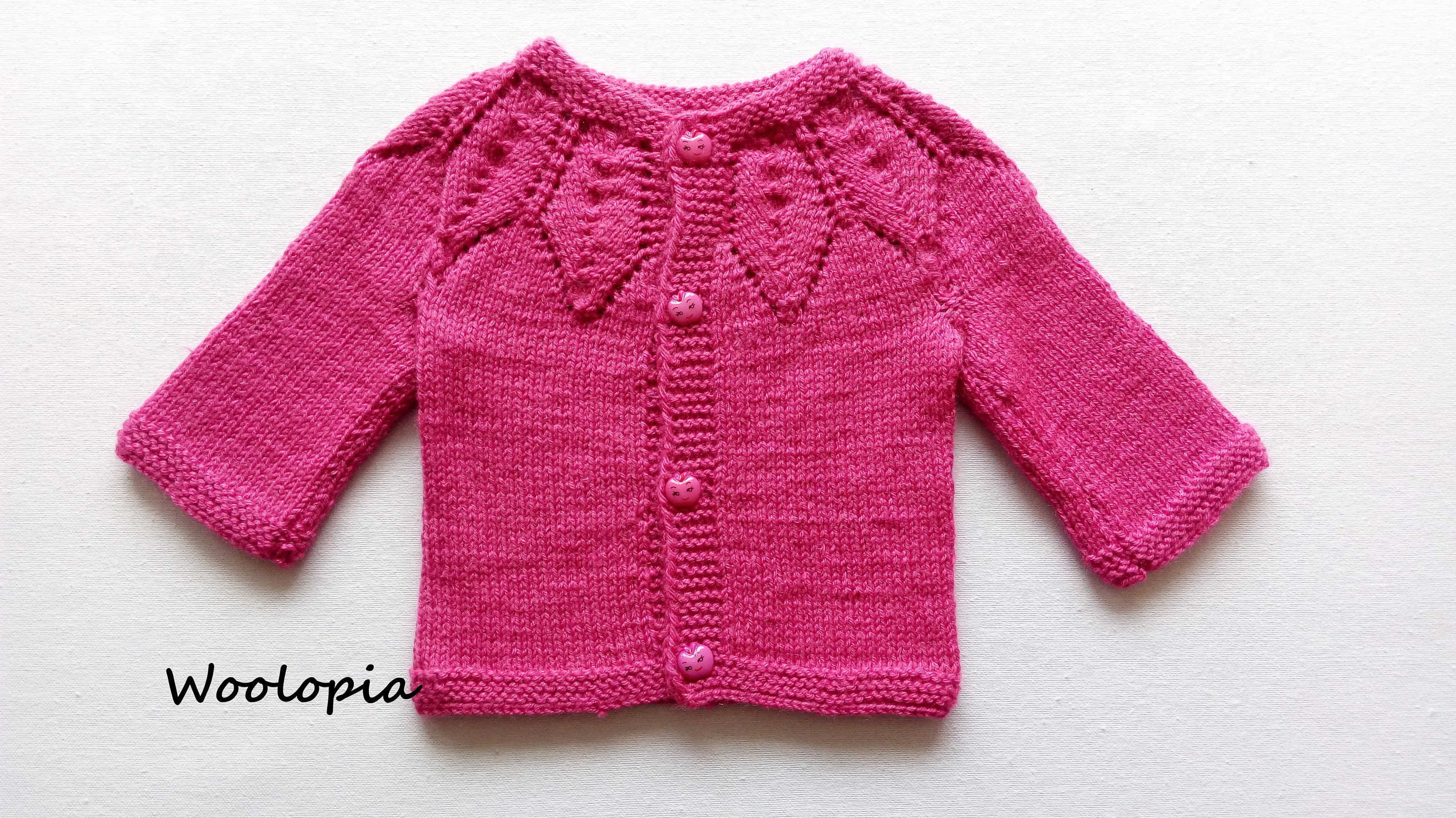 Handmade Baby Cardigan Hand Knitted Baby Cardigan.handknitted Baby ...