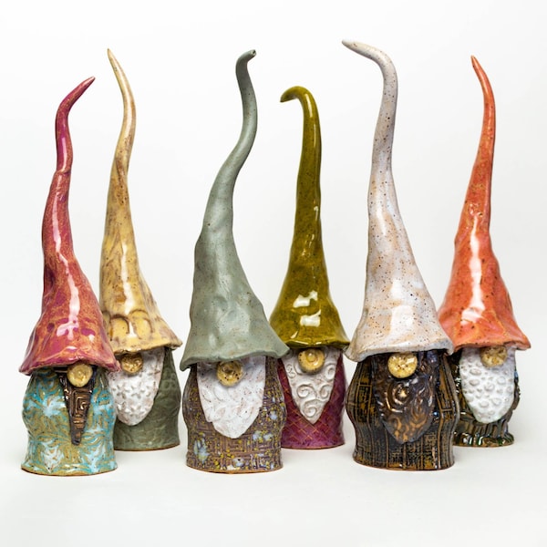 Ceramic Gnomes - Etsy