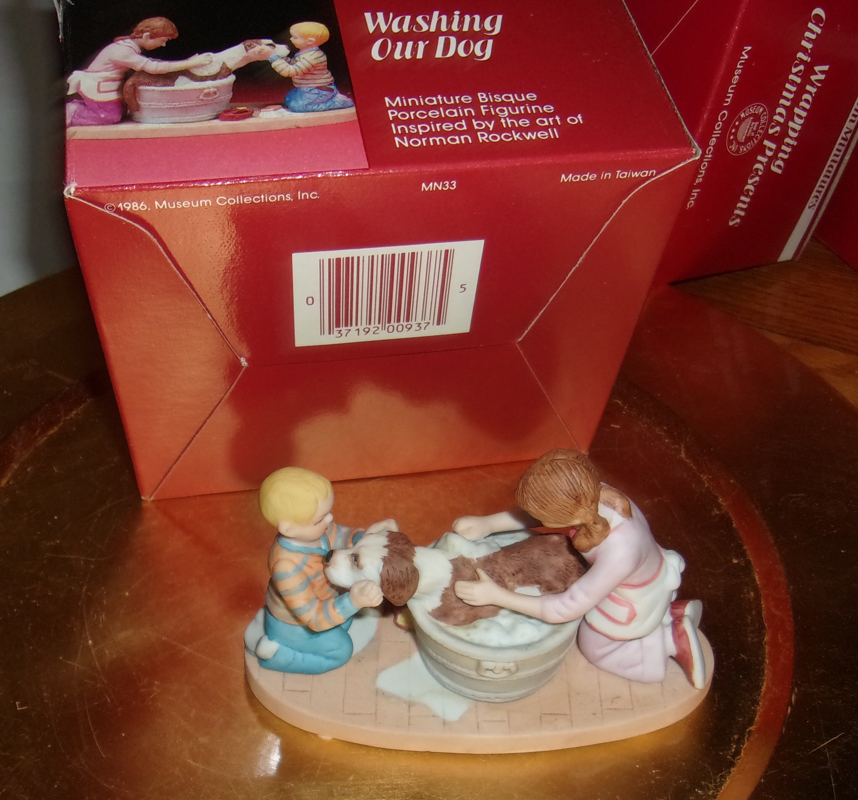 The MUSEUM MINIATURES COLLECTION Washing Our Dog - Etsy