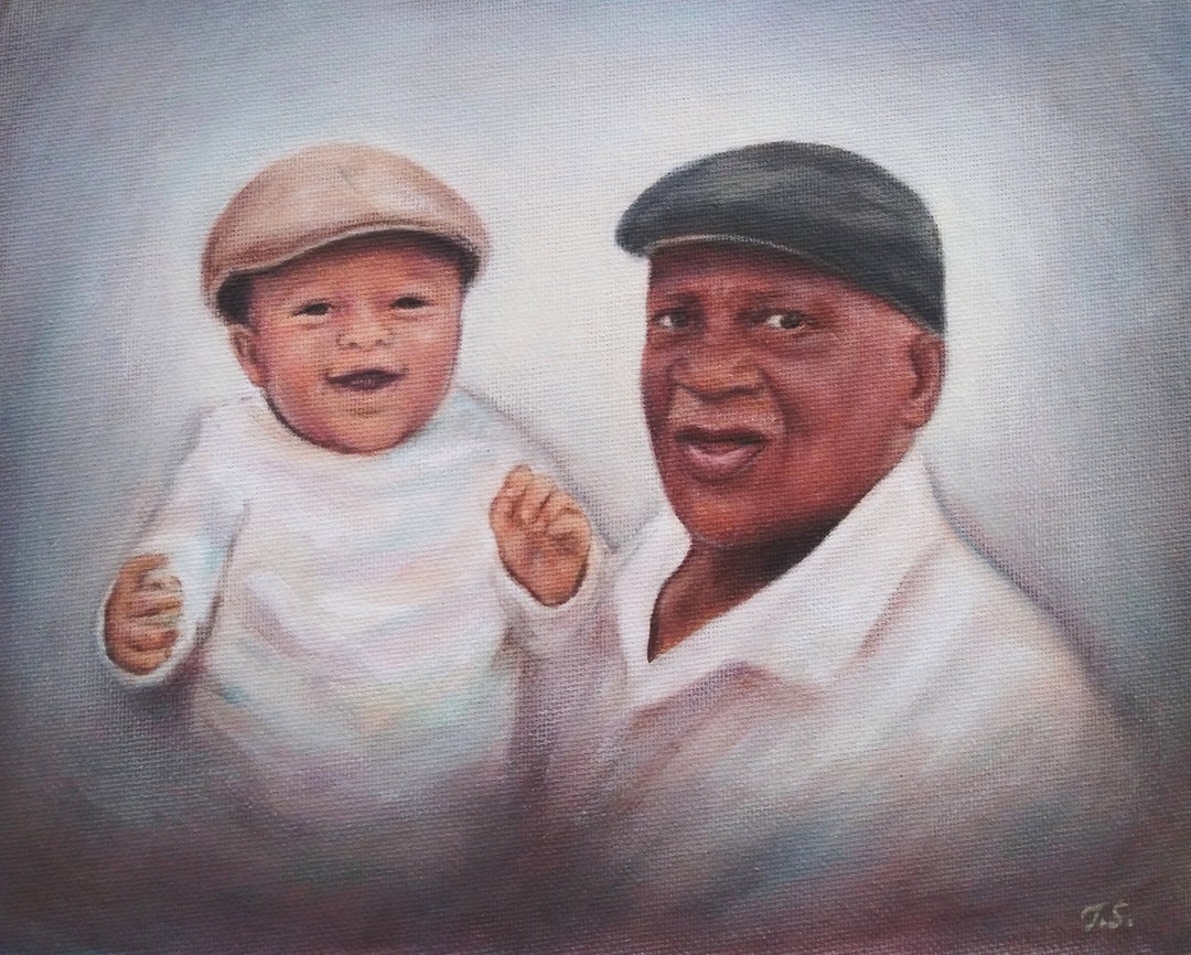 Portrait Gift Certificate Photo to Portrait, Hand Painted Portrait ...