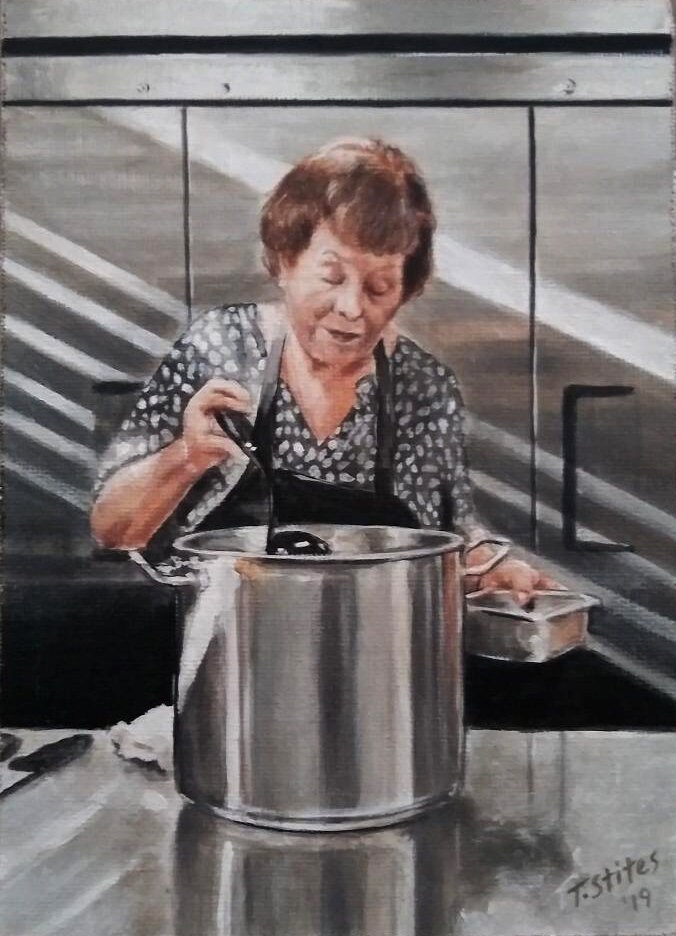 Memory Portrait Hand Painted Portrait 8x10 Inch Canvas | Etsy