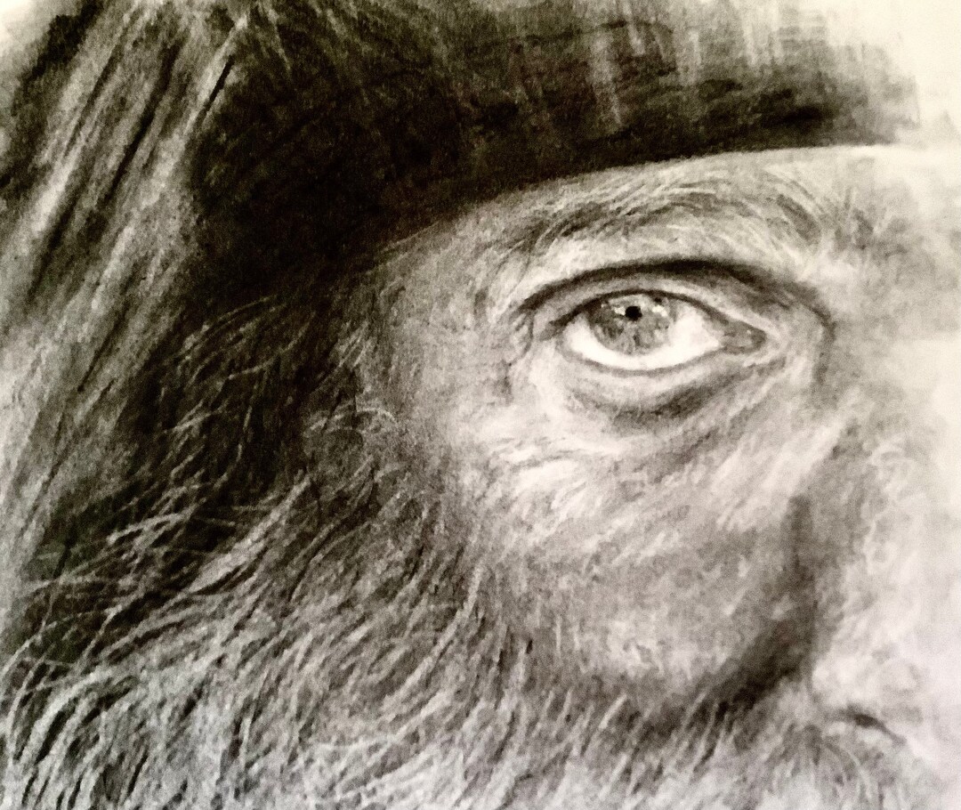 Hand-drawn Pencil Portrait: Custom Sketch Art (8x8 Inches) - Etsy