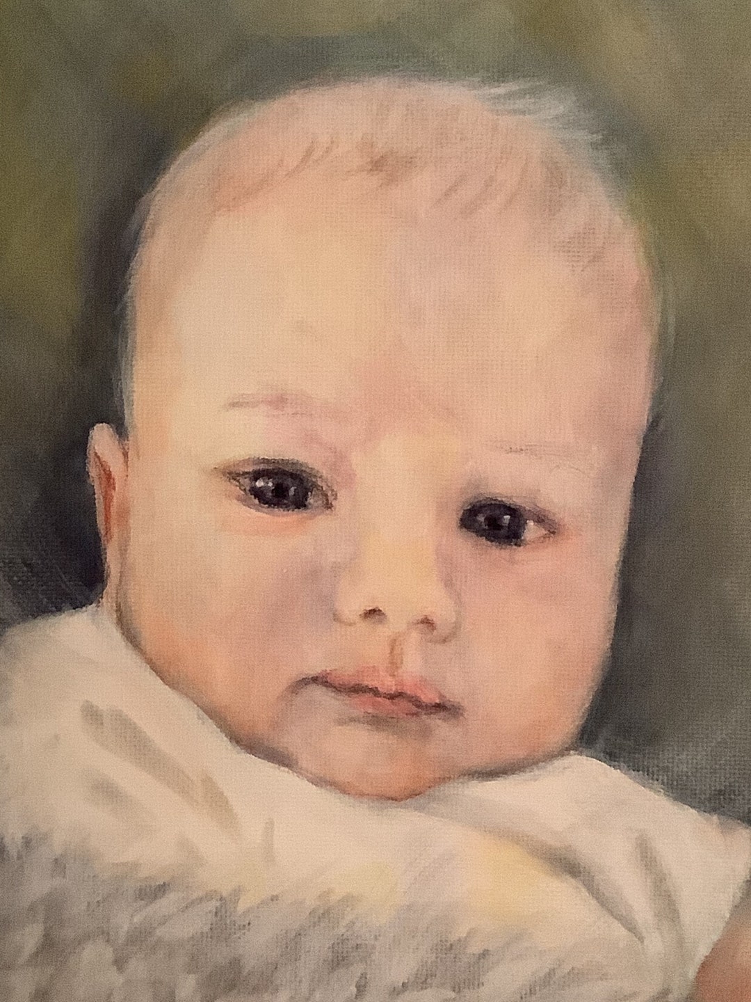 Newborn Baby Portraits, Hand Painted Portraits Direct From Artist ...
