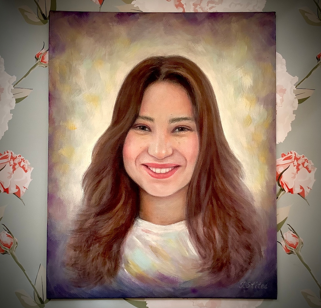 Portraits, Painted by Hand Direct From the Artist, Hand Painted Canvas ...