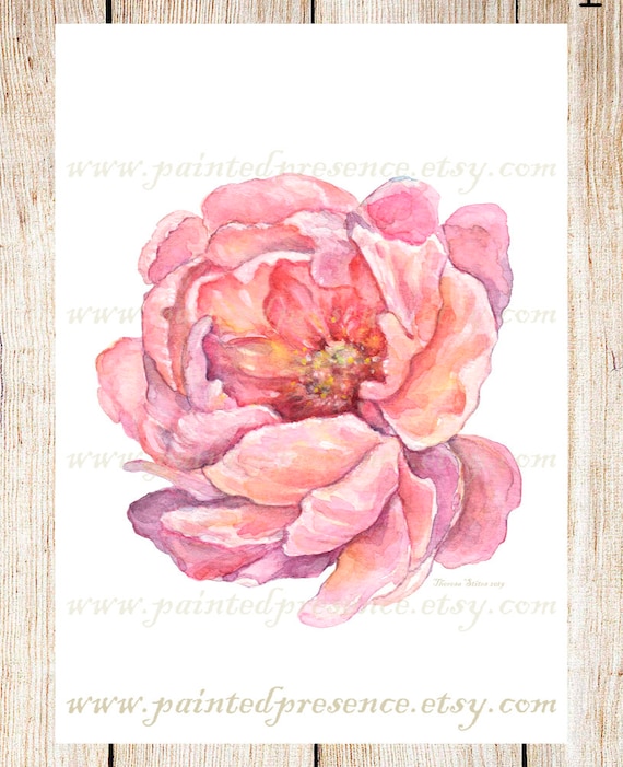 Custom Flower Portrait Plant Portraits Personalized | Etsy