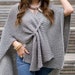Knitting Pattern // Beginner Easy Elegant Sophisticated Poncho Ruana ...